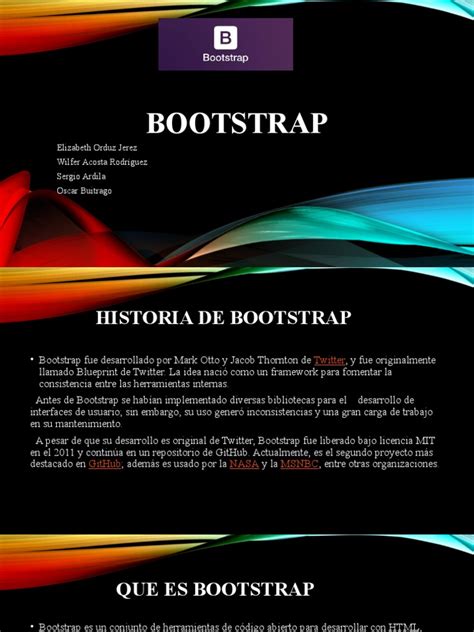 bootstrap pdf bootstrap marco frontal programación de computadoras