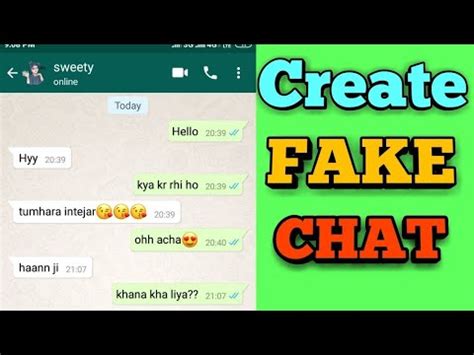 How to Make Fake Whatsapp Chat conversation whatsapp म fake चट