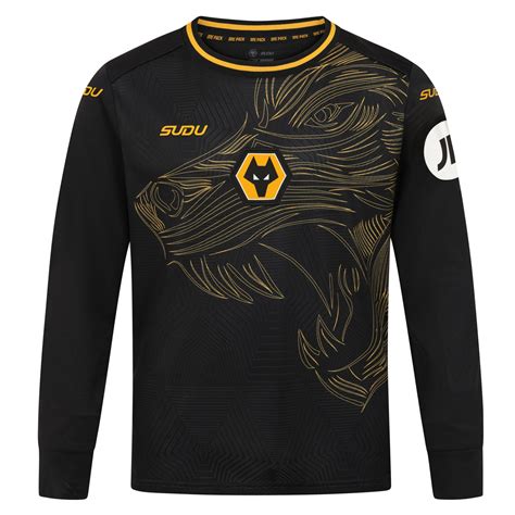 Wolves Away Shirt Junior Ls