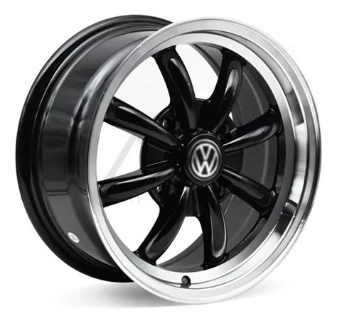 Rines 15 4 130 Para Vw Vocho Spyder Black 4 Rines Envío gratis
