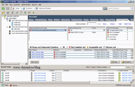 Patching ESX ESXi Hosts Using VMware Update Manager Adrian Costea S Blog