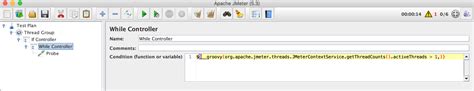 jmeter finish and start with other threadgroup stack overflow