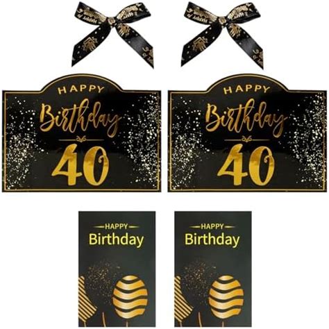 2 Stück Flaschenetikett zum 40 Geburtstag Flaschenetikett Geburtstag