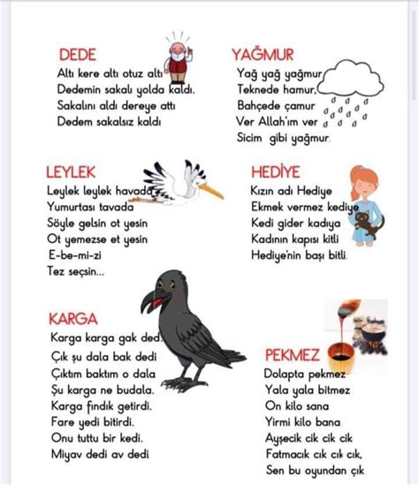 Etkinlikburada 1 Sinif Tekerlemeler 2 Artofit