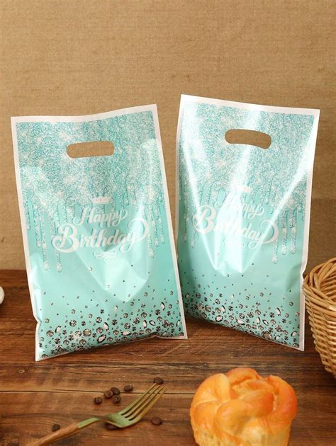 10 Piezas Bolsas De Cuadros Blancos Y Para Favor De Fiesta Temática De