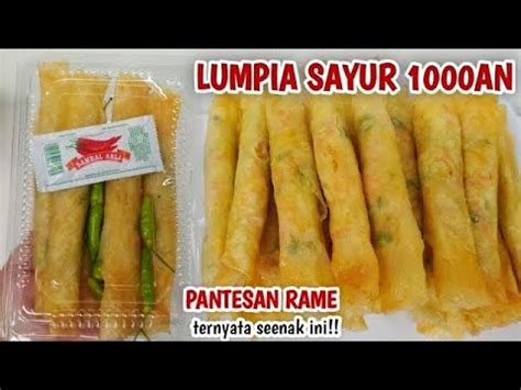 SELARIS INI CUMA DARI KULIT LUMPIA PALING NAGIH KARNA ENAK BANYAK