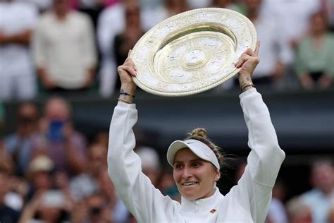 Vondrousova Becomes First Unseeded Woman To Win Wimbledon In Open Era