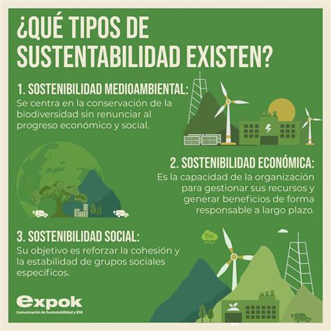 Qué tipos de sustentabilidad existen