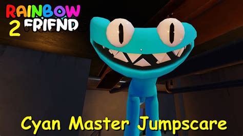 Rainbow Friends 2 Cyan Jumpscare Roblox Game YouTube