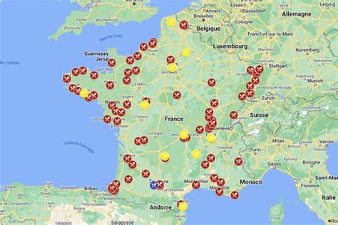 CARTE INTERACTIVE Guide Michelin la liste des restaurants étoilés