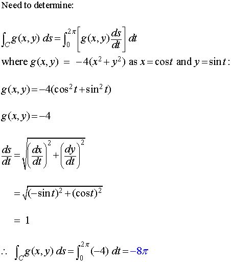 line integral of a scalar field