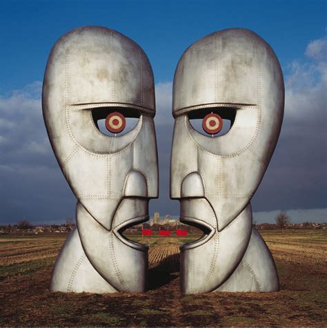 Pink Floyd The Division Bell Metal Heads Flags Album Cover Outtake