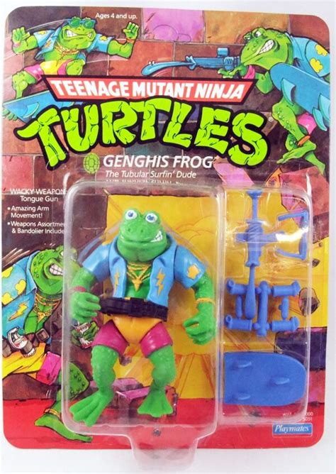 1989 TMNT Genghis Frog Action Figure TAG Collectibles