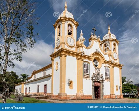 Church Matriz De Santo Antonio Tiradentes Stock Image Image Of