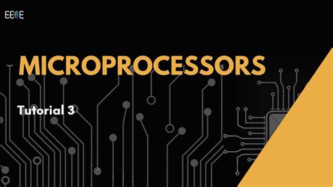 microprocessor assembly language tut 3 youtube