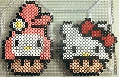 Si t es pas champignon t es pas Mario Modèles Hama Perler beads