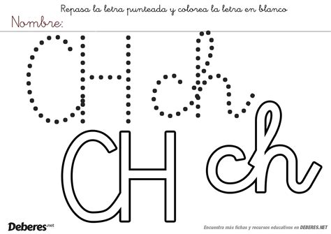 Actividades Preescolar Ch Fonema Letras Spanish Para Lectoescritura