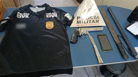 Homem Que Se Passava Por Policial Civil Detido No Interior De Mg