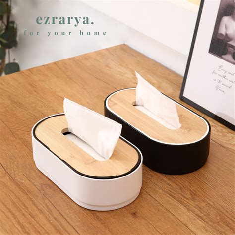 Jual Tempat Tissue Kotak Tisu Kayu Oval Tempat Kotak Tisu Bentuk Oval