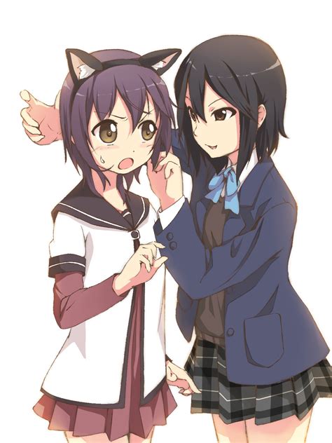 Funami Yui And Inaba Himeko Yuru Yuri And 1 More Drawn By Foge Danbooru