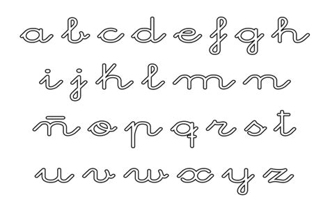 Letras Cursivas Abecedario