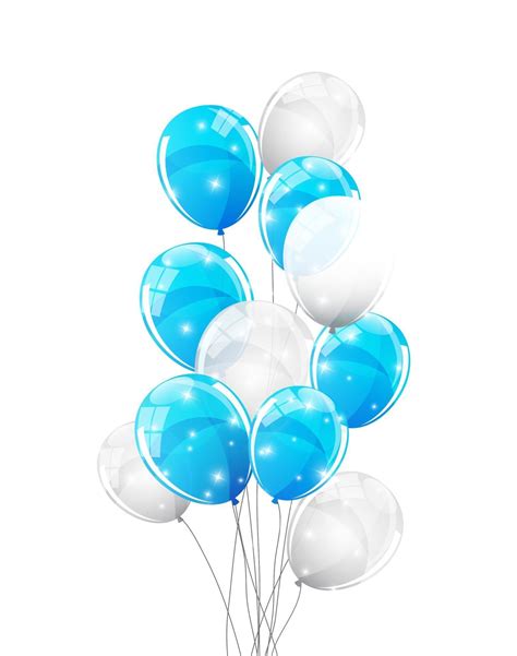 Ilustración de vector de fondo de globos brillantes de color 2881095