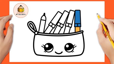 Jak narysować piórnik kawaii Łatwe Rysunki YouTube