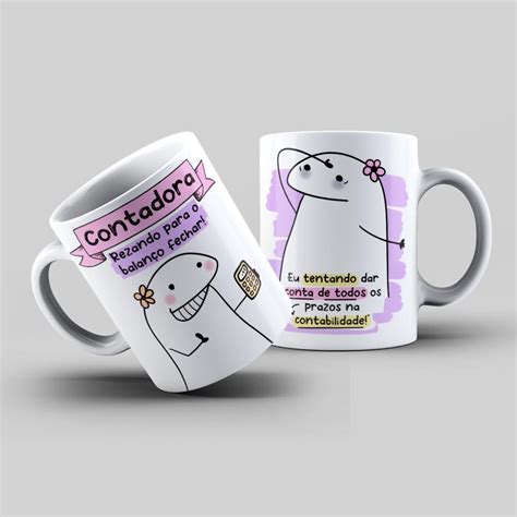 Caneca Flork Profissão Contadora Personalizada By Thitî