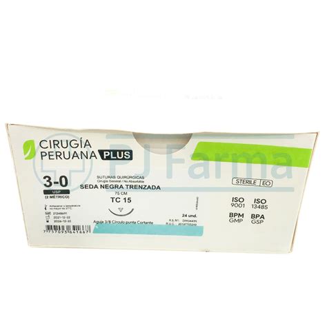 Seda Negra Tc Cirugia Peruana Unidades Pj Farma