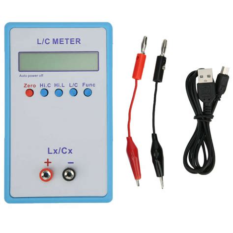 LC200A Handheld L C Meter Inductance Capacitance Meter Tester Digital