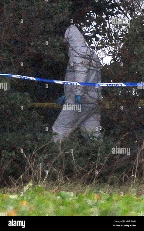 Police Attend Scene Following Discovery Human Remains On Sandringham