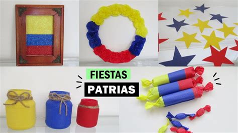 MANUALIDADES FIESTAS PATRIAS 20 DE JULIO YouTube