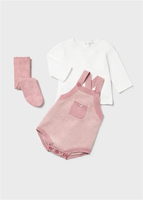 Conjunto 3 piezas Better Cotton recién nacido Mayoral