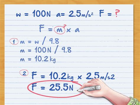 Como Calcular Força 6 Passos Imagens wikiHow