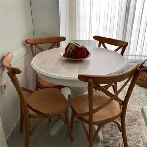 Yuvarlak Masa Sandalye Mutfak 46052 İmalatçı Ardıç Mobilya Aksesuar