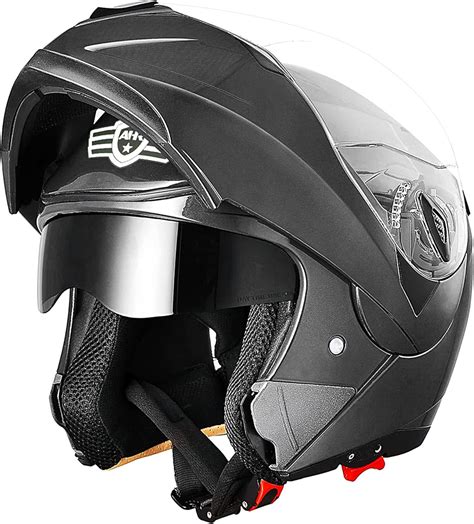 Casco YESCOM Para Motociclista Integral De Doble Visor Con Visor