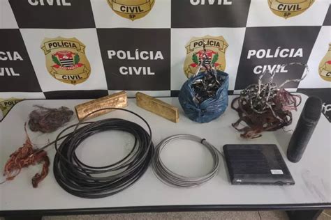 Polícia Civil faz operação para combater furto de fios de cobre em