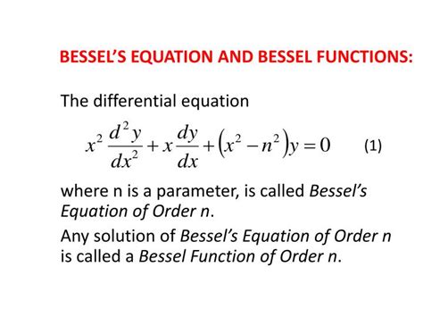 ppt bessel s equation and bessel functions powerpoint presentation id 1759692