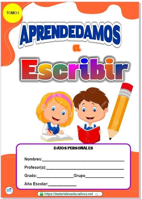 Cuaderno Aprendamos A Escribir Tomo I Materiales Educativos Juego