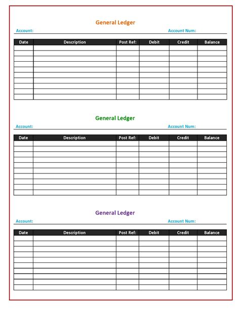 37 Perfect General Ledger Templates Excel Word ᐅ TemplateLab