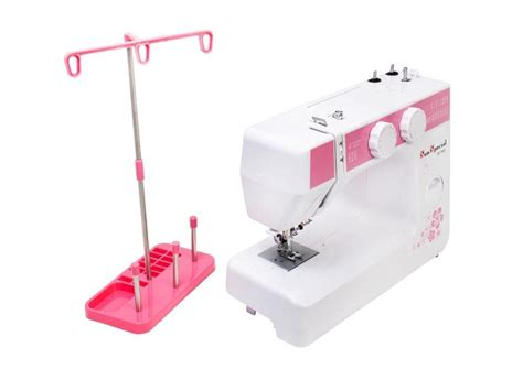 Máquina Costura Doméstica Ss 989 220V Mecânica Rosa Sun Special