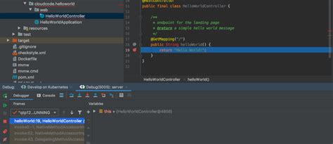 Debug Kubernetes Applications With Cloud Code For IntelliJ Google Cloud