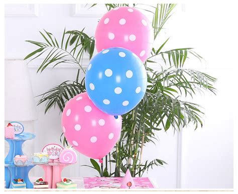 12 Inch 3 2g Round Printed Polka Dot Latex Balloons