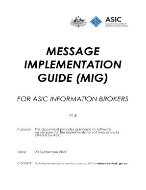Fillable Online Key Concepts Of A Message Implementation Guideline Fax