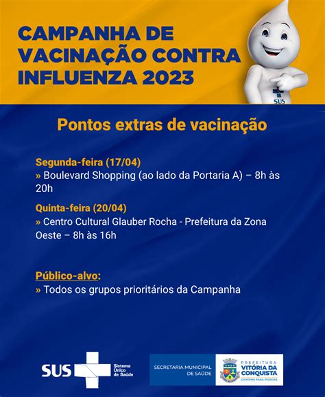 Vacinação contra Influenza é ampliada para todos os grupos prioritários