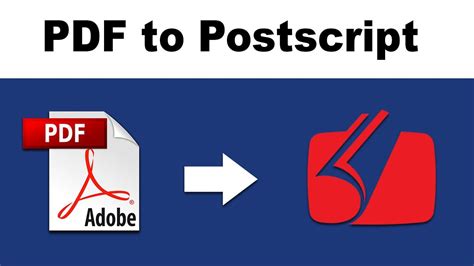 how to convert pdf to postscript file with adobe acrobat pro dc 2020 youtube