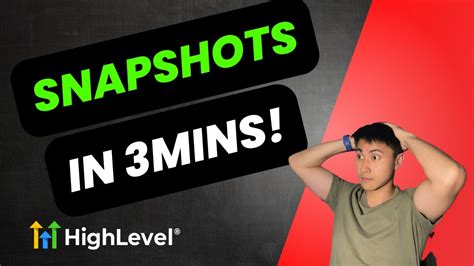 How To Set Up Snapshots In GoHighLevel 2023 Updated Tutorial YouTube