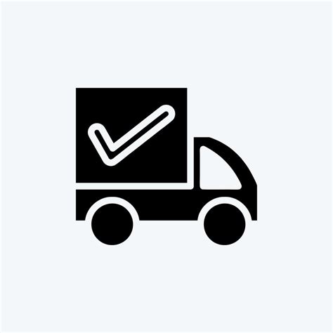 Icon Shipment Suitable For Education Symbol Glyph Style Simple