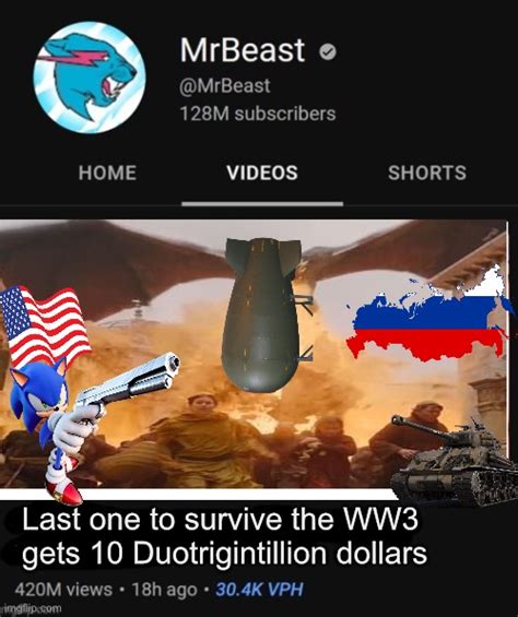 Mrbeast Thumbnail Template Imgflip