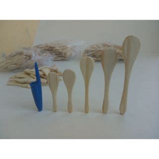 Mini Colher De Madeira Cm Unidades Ideal Para Potes